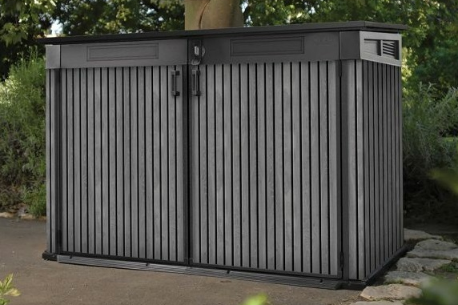 Keter Venetian Grande Storage Box - Grey - Norwich Camping & Leisure