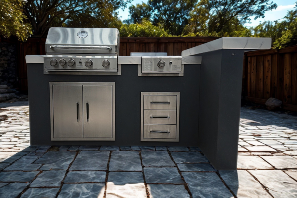 Outback Outdoor Kitchen BBQ with Side Burner | BBQs | Norwich Camping ...